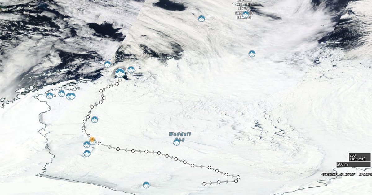 Největší ledovec na světě je v pohybu, jeho posun ohrožuje faunu ...